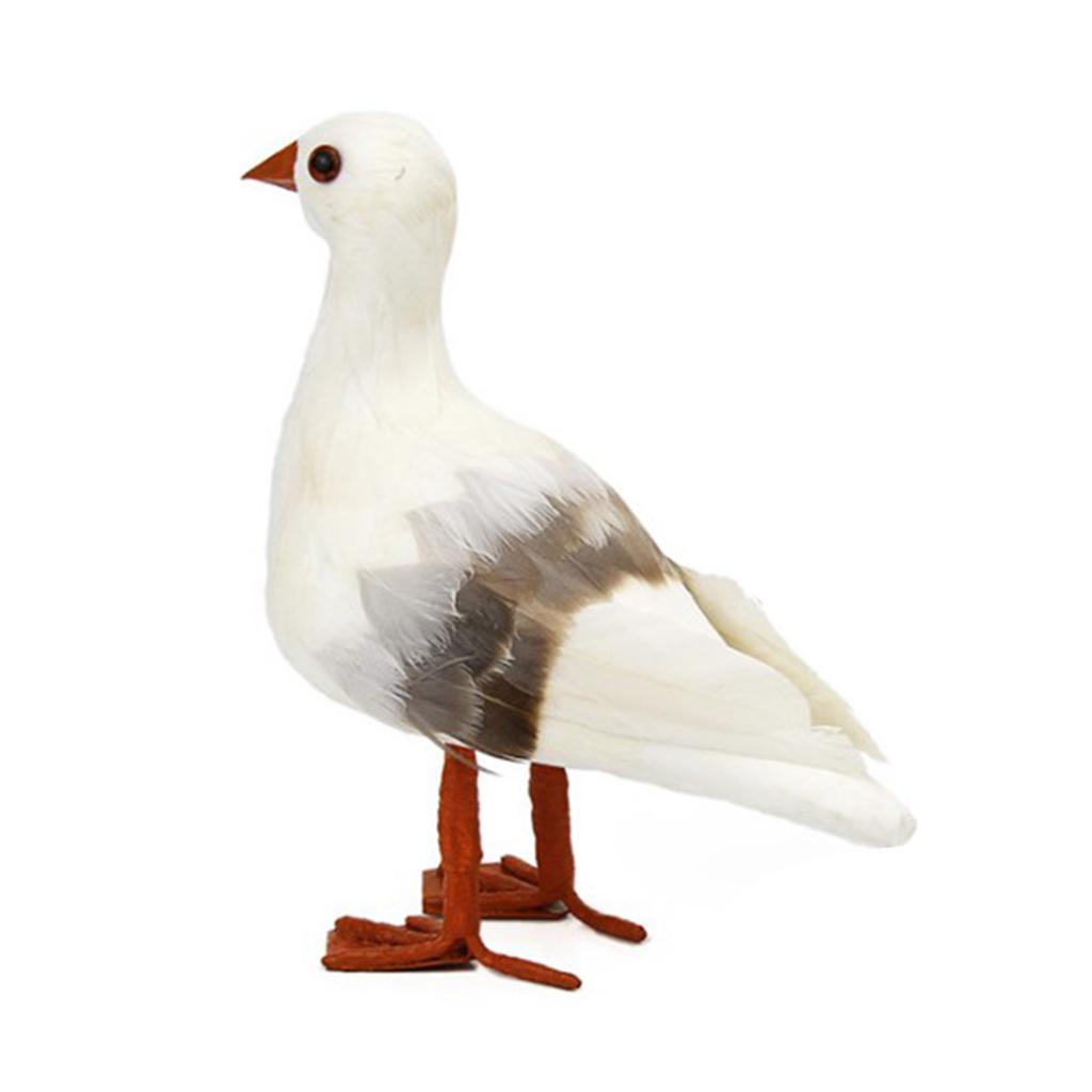 Comprar Simulated Seagull Artificial Bird Vivid Garden Home Decor Photo ...