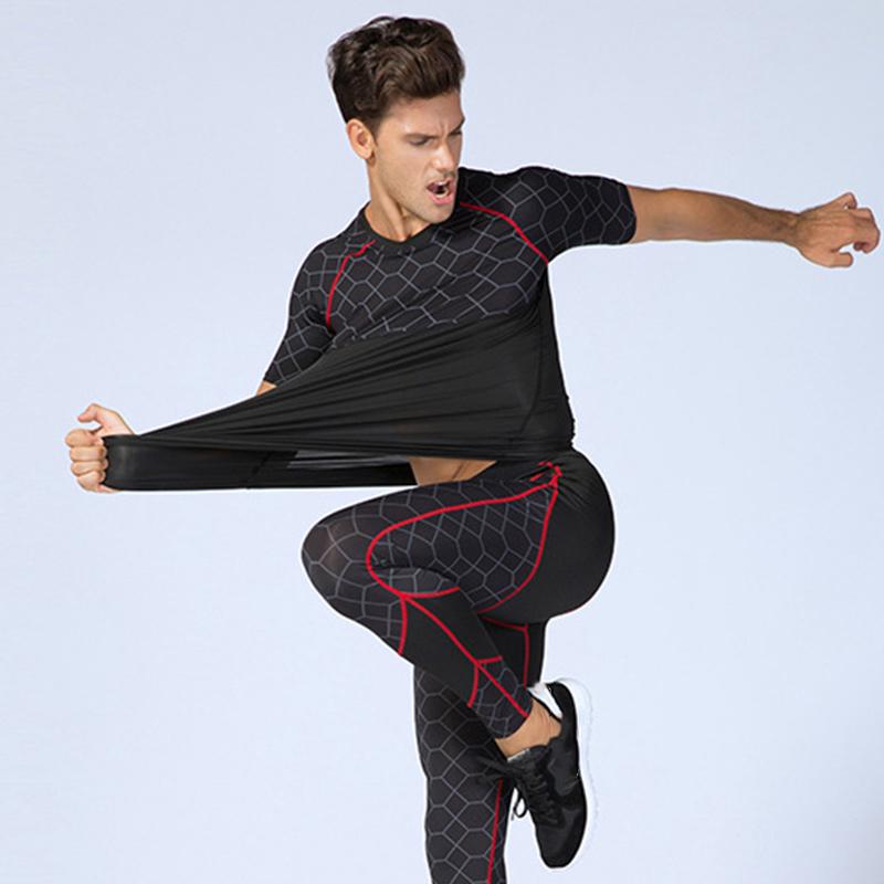 Buy Entertainment Sports Printed Tops Quick Sportswear Dry Men Workout ...