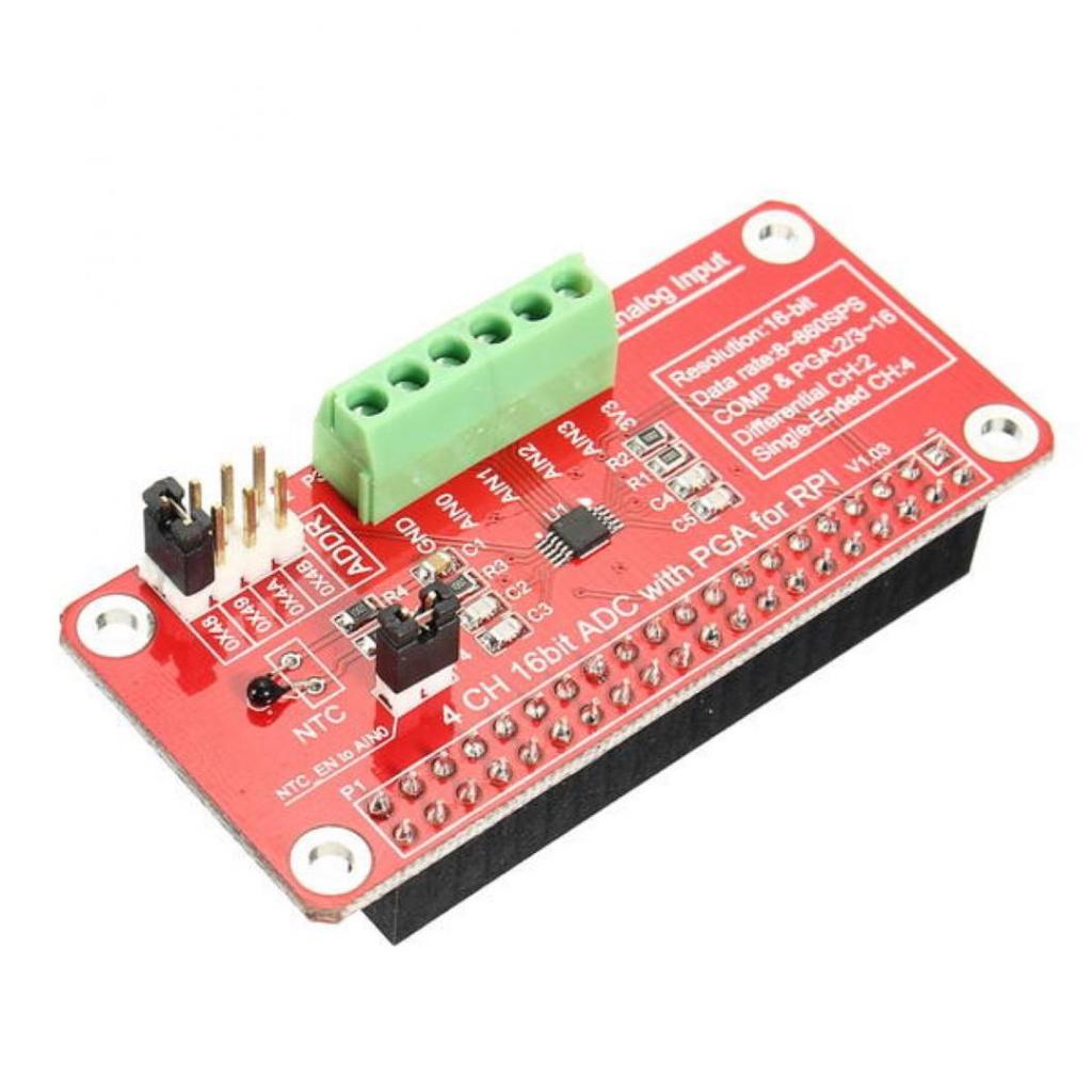 Buy ADS1115-ADC Module Analog To Digital Converter for Raspberry Pi 3/2 ...