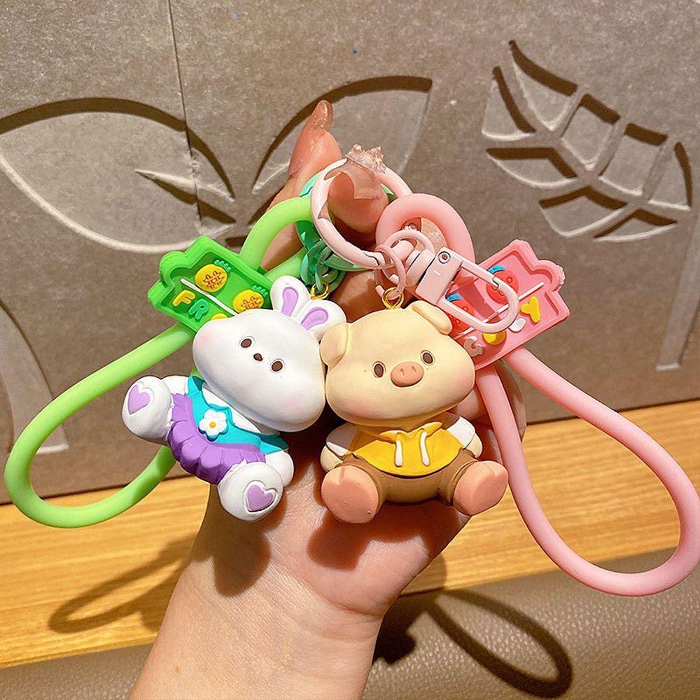 Cheap Ring Car Key Chain Jewelry Gifts Plastic Doll Bear Pendant Animal ...