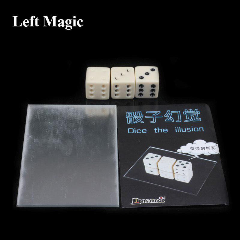 Dice Illusion Magic Tricks Russia Dice Street Bar Close Up Magic Props Comedy Classic Toy Force ...
