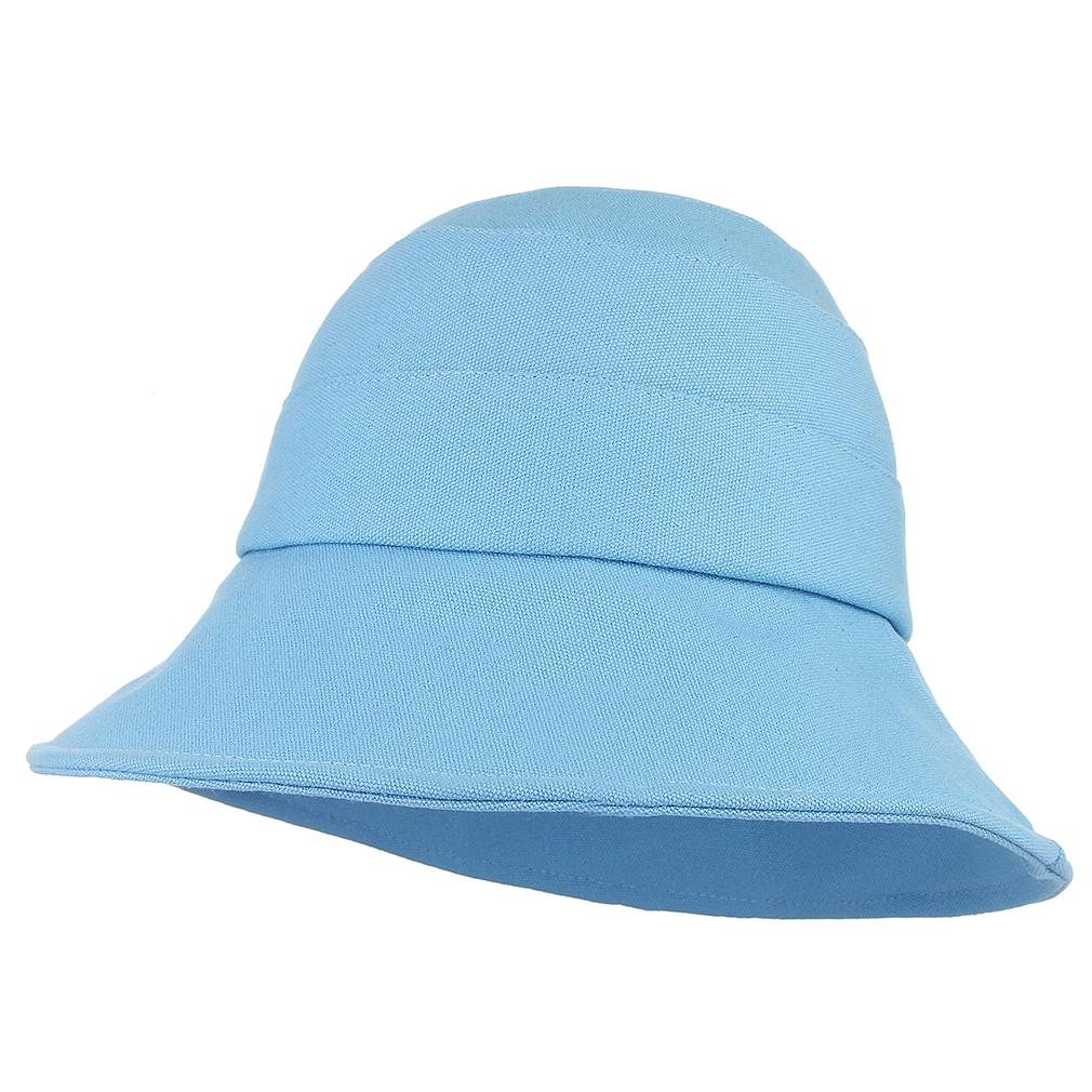 Buy Cotton Solid Color Bucket Hat Fisherman Hat Outdoor Travel Hat Sun ...