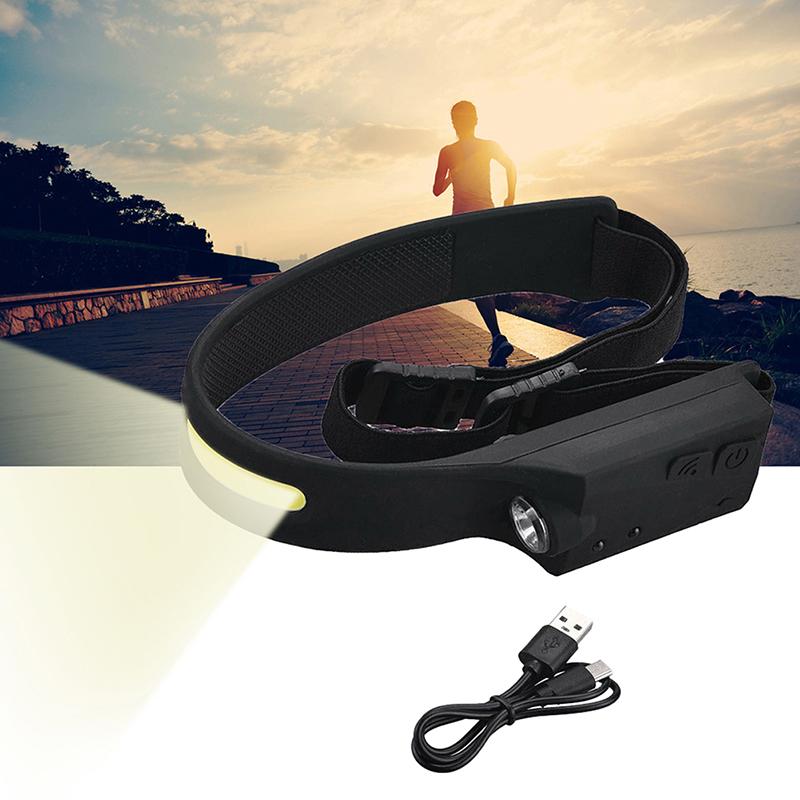 Buy New LED Headlight Work Headlamp USB Rechargeable Head Torch With ...