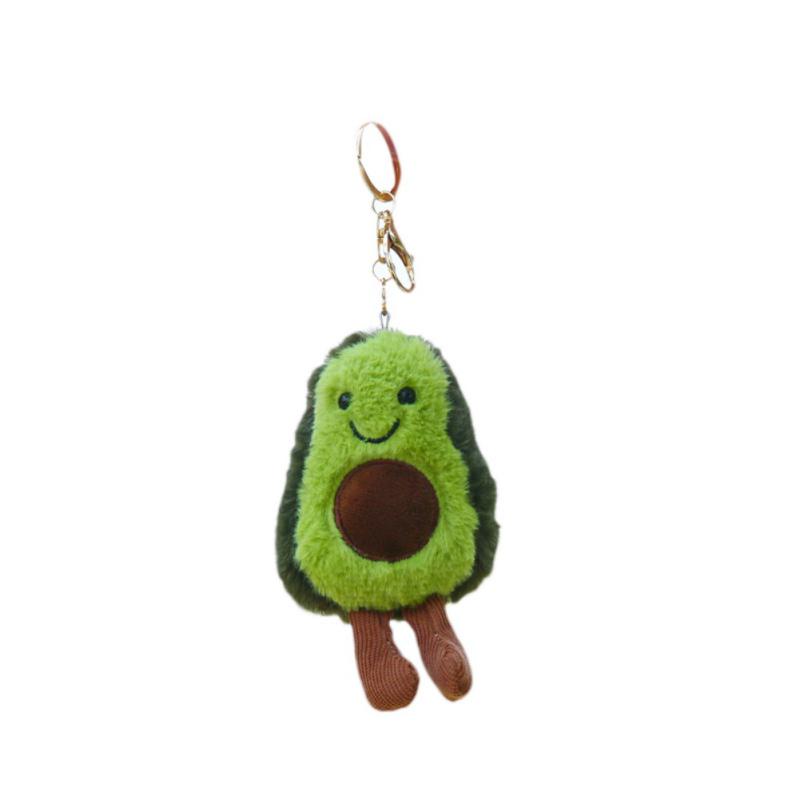 Fashionable Avocado Plush Keychain Charm Pendant Cartoon Fruit Stuffed ...