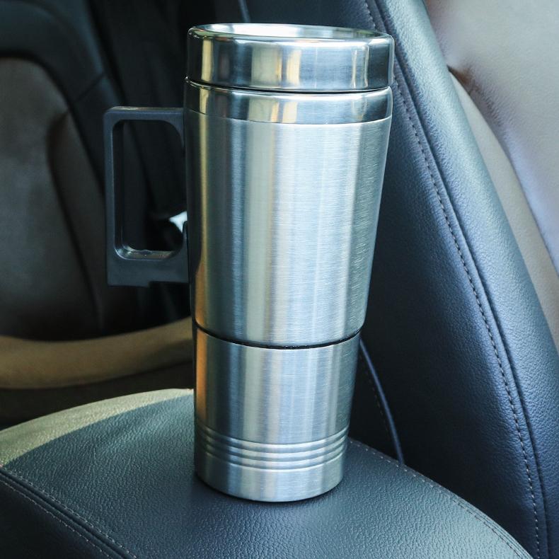 Buy 12V Car Electric Heating Cup Stainless Steel Inner Tank Heating ...