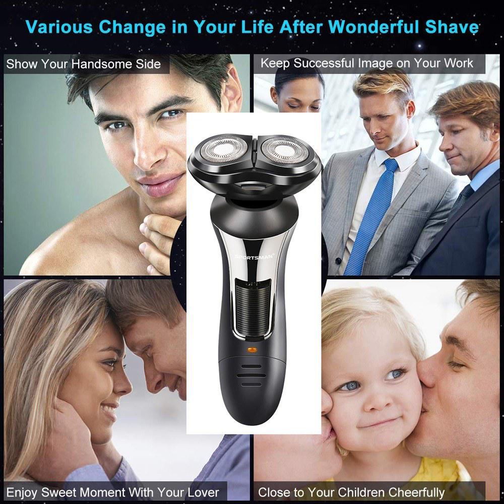 Buy HBKS Shaver Multifunctional Beard Shaving Machine Portable Beards ...