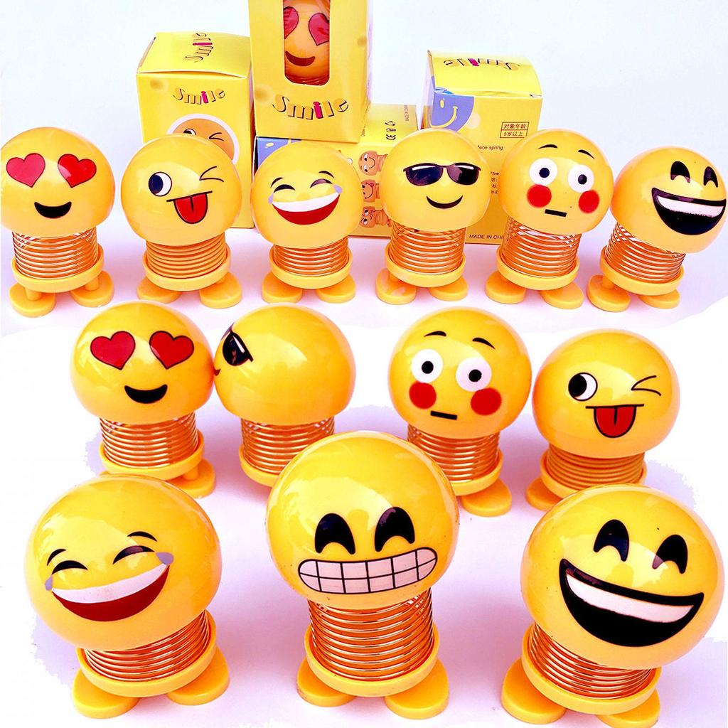 Emoji Shaker Smile Bahar Sallayan Kafa Bebek Araba Süsleri Araba Dekor ...