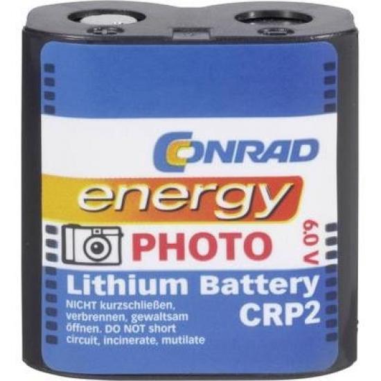 Pile crp2 lithium 6v conrad energy lithium photo 650006 uygun fiyatlı ...