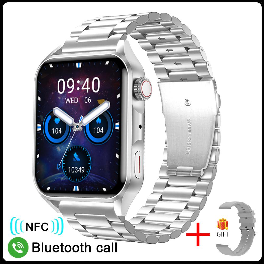 Buy 2022 New NFC Smart Watch Women 368*448 HD AMOLED Screen Bluetooth ...