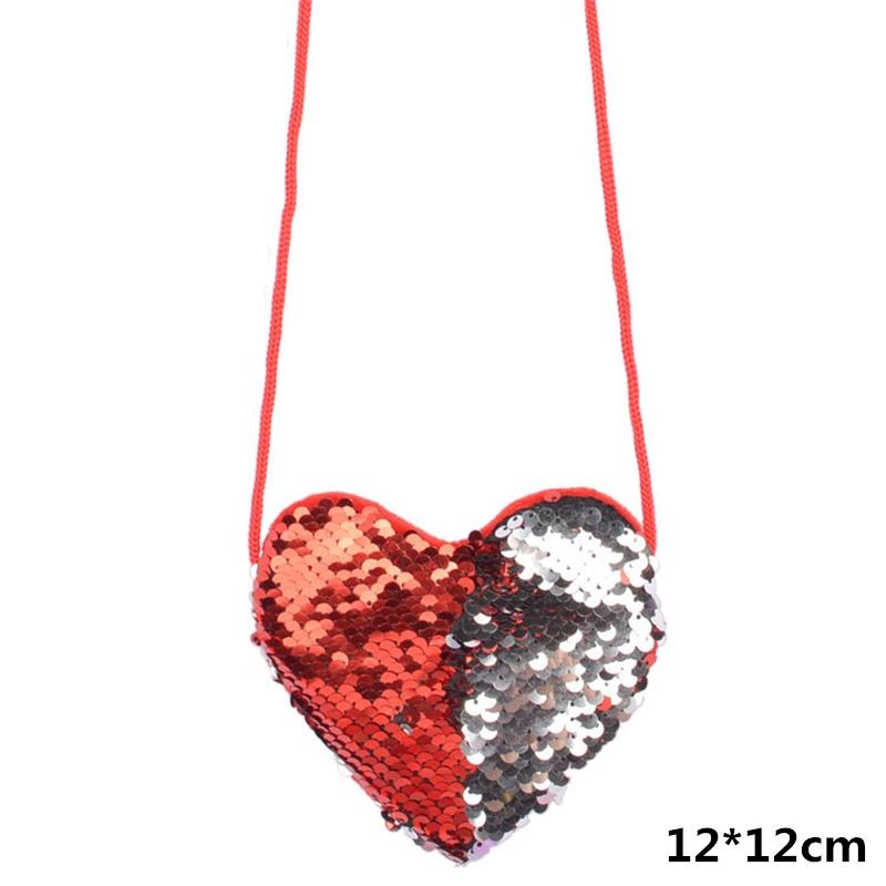 1pcs Sequin Lanyard Love Bag Children Coin Purse Creative Diagonal ...