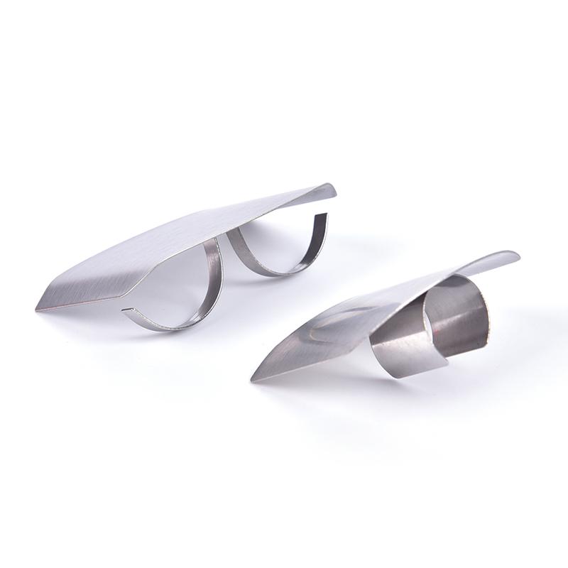 Stainless Steel Finger Hand Protector Guard Knife Slice Shield Kitchen ...