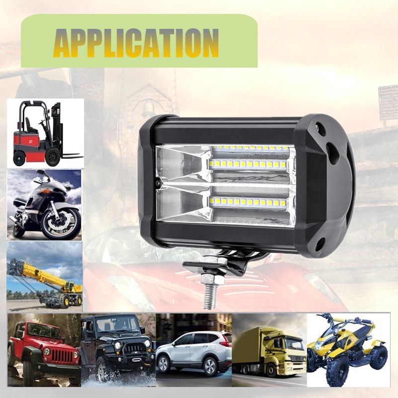 Buy 5Inch 72W Waterproof Spot LED Car Work Light Offroad Work Light Bar ...
