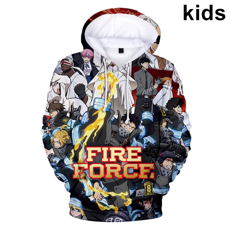 Koupit Kids Hoodies Anime Fire Force Season 2 3d Printed Hoodie ...