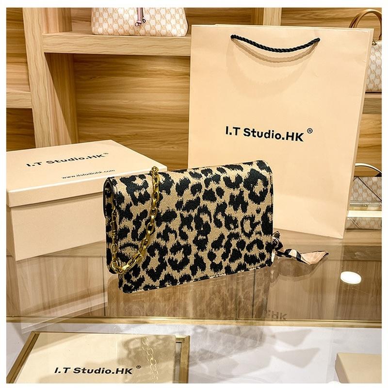 Buy Leopard Print Handbags Niche Light Luxury All-match Fashion Chain ...