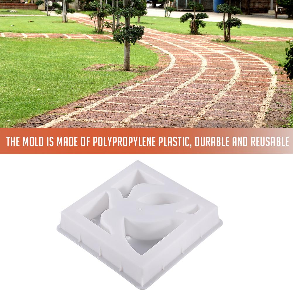 Buy Walking Path Maker Mold Reusable Plastic DIY Paving Concrete Cement ...