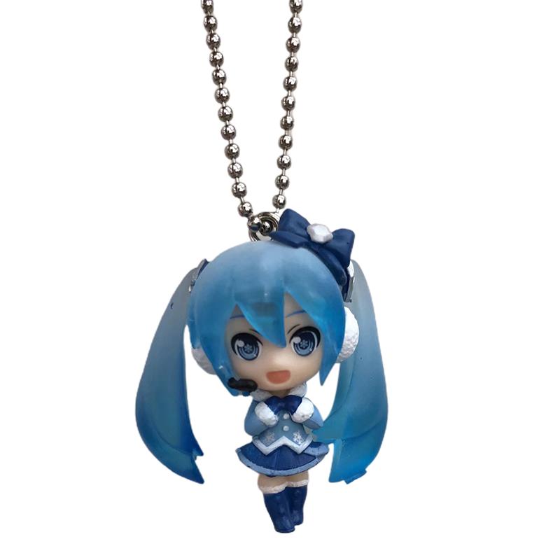 Buy 4cm Hatsune Miku Keychain Keyring Kawaii Gift for Girls Anime ...