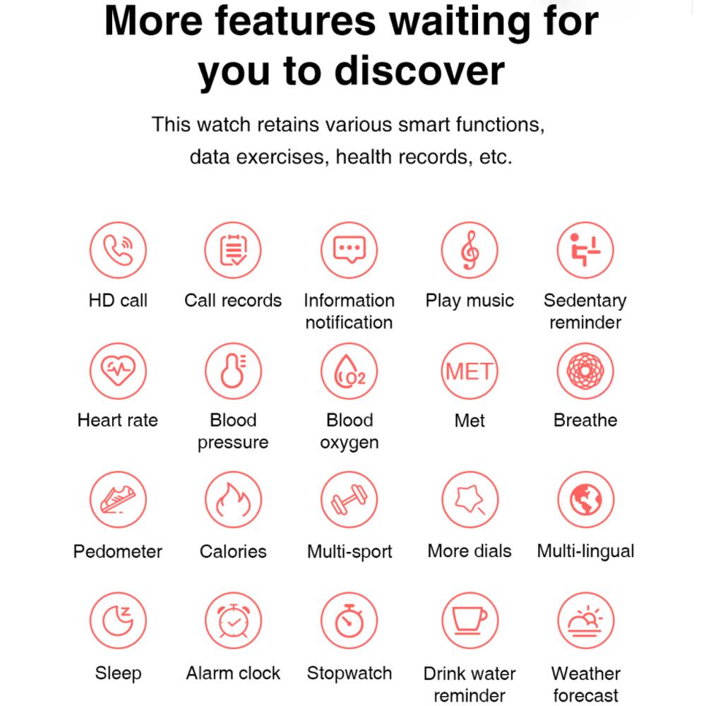Buy X22 Pro Smart Watch Women Men Smartwatch Split Screen Full Touch ...