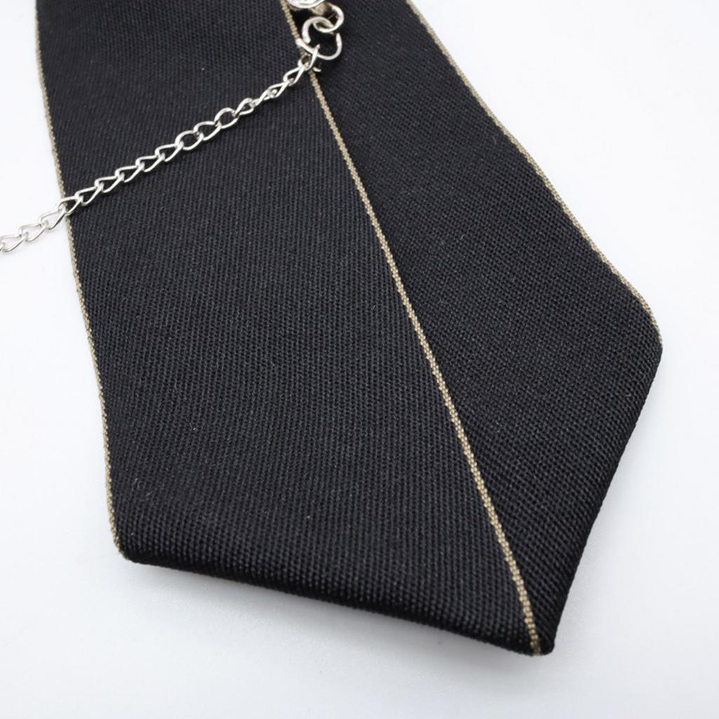 Cheap Gothic Black Necktie Rhinestone Pendant Metal Chain Evening Party ...