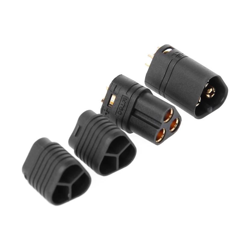 Buy 1 Pair MT60 3.5mm 3 Pole Bullet Connector Plug Male & Female For RC ...