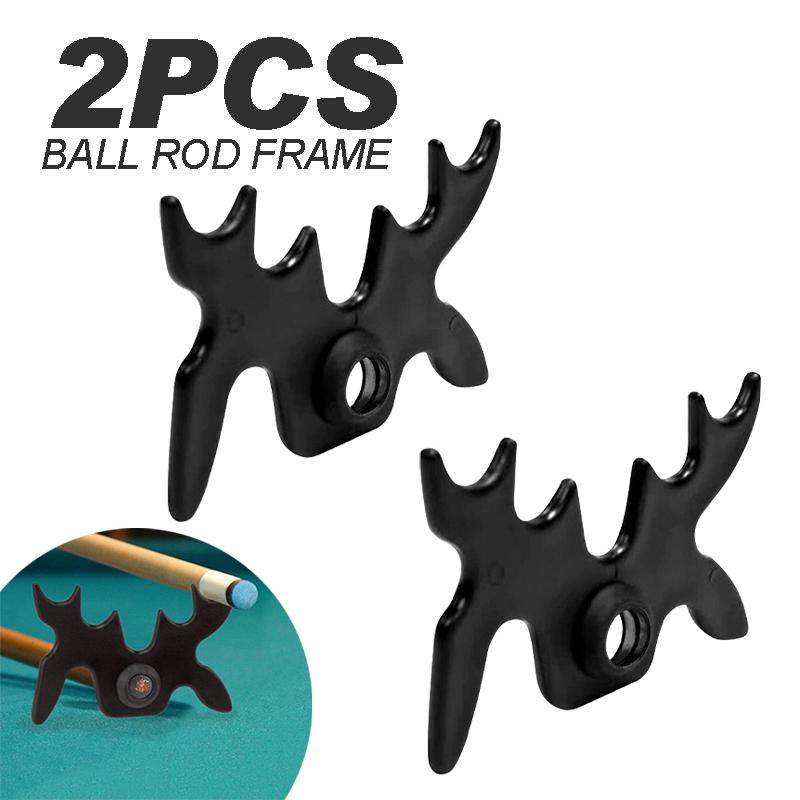 Buy Pdtoweb 2X Moose Head Snooker Pool Cue Rest Bridge Billiard 9 Stick ...