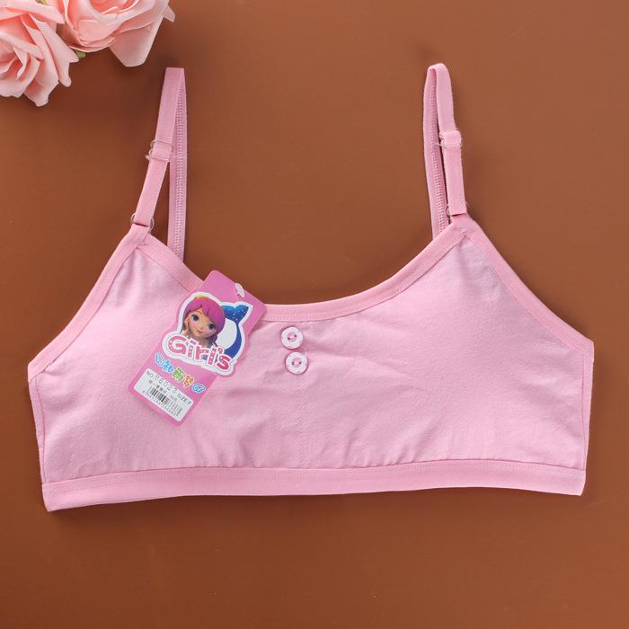 Buy Girls Cotton Bra Puberty Teenage Breathable Undewear Kids Clothes ...