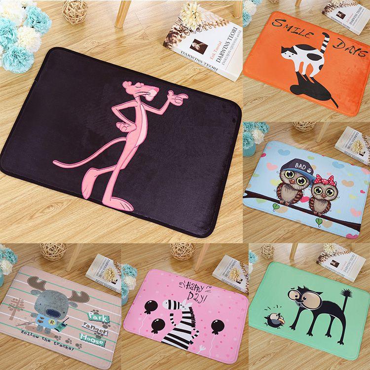 Buy 3D Printing Carpet Cartoon Cat Non-slip Household Living Room ...