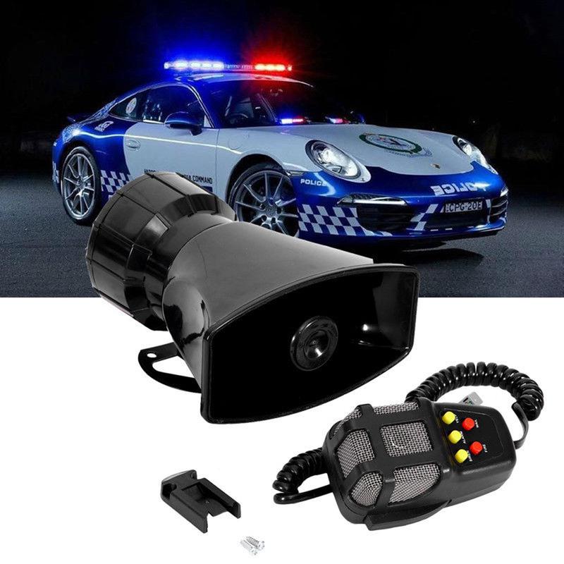 Cheap 100W Loud Car Warning Alarm Police Fire Siren Horn Loud Speaker ...