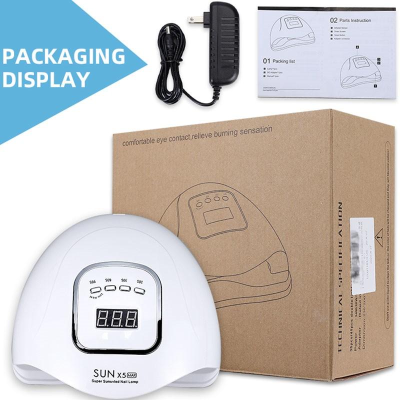 Buy SUNX5 MAX 150W 45 Led Nail Lamp UV Light-Curing Lamp Phototherapy ...