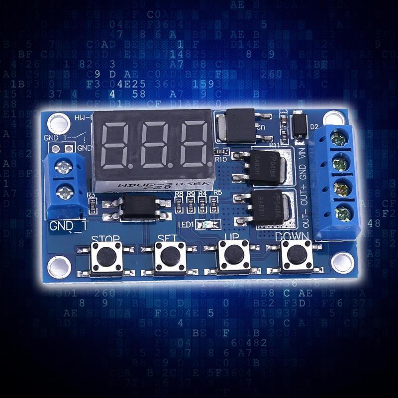 Buy Trigger Cycle Timer Delay Switch Circuit Board MOS Tube Control ...