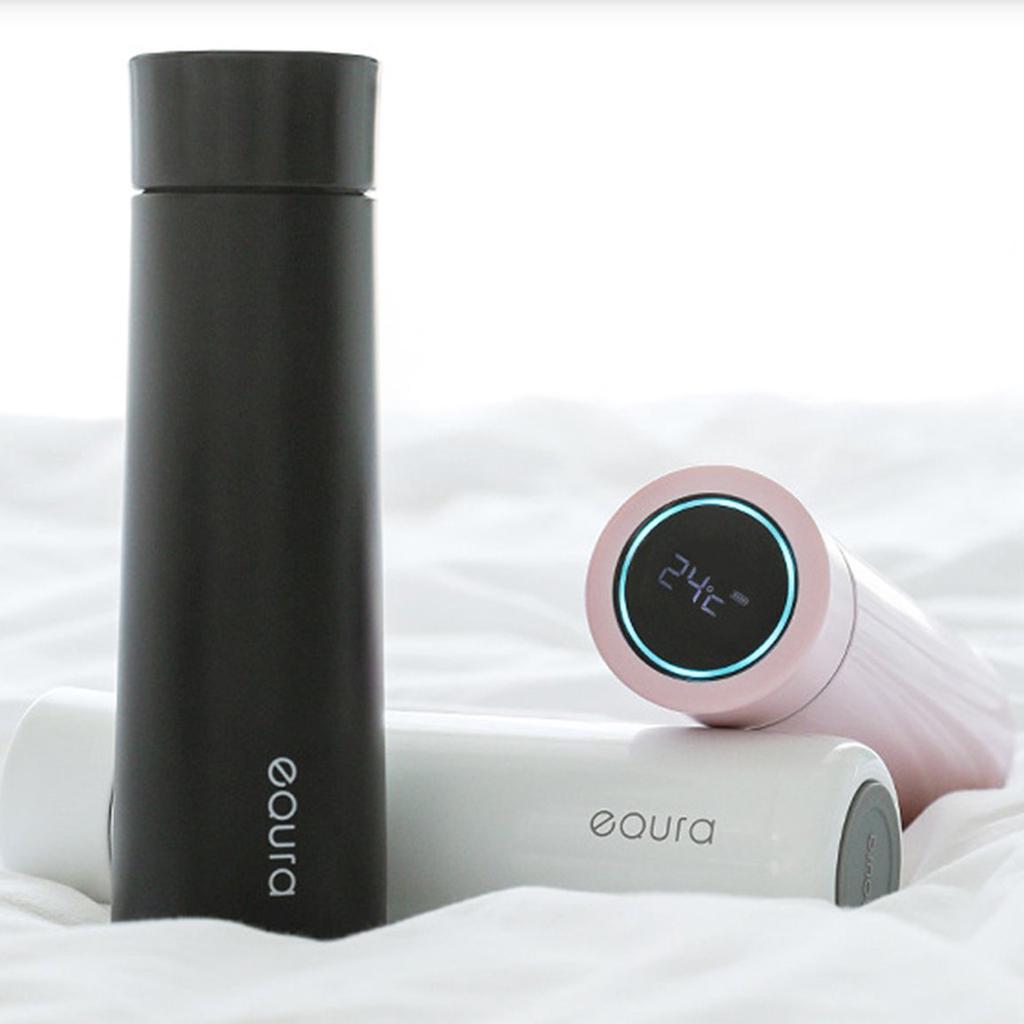 Buy SURE-LED Digital Smart Vacuum Cup Wireless Charging Stainless Steel ...