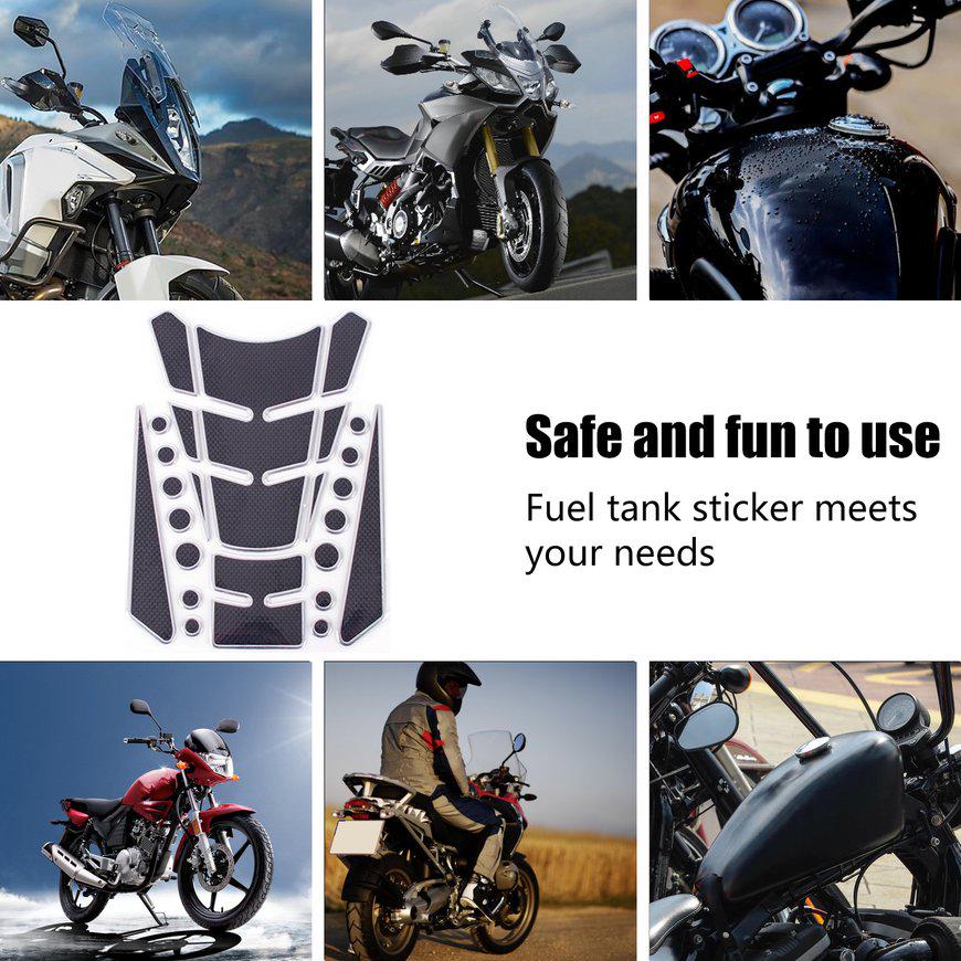 Buy Motorcycle Fuel Tank Stickers Fish Bone Stickers Universal ...