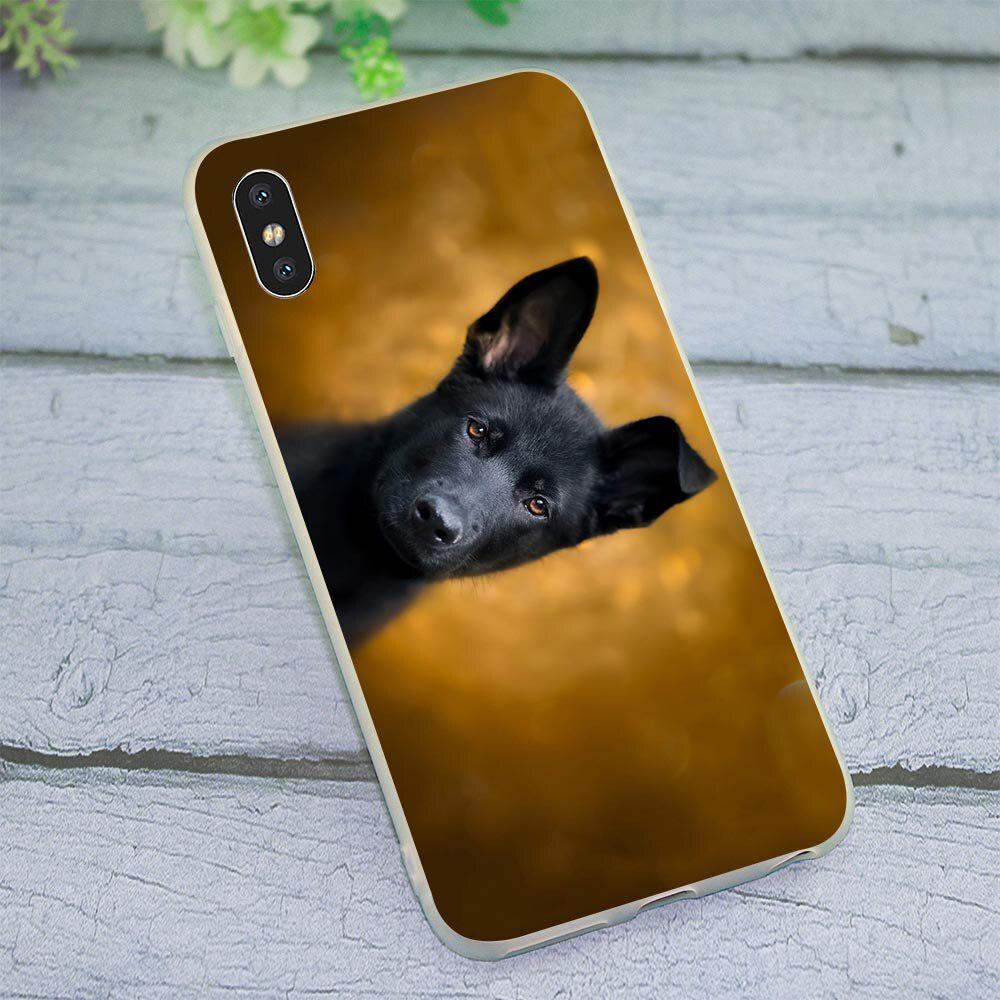 Shepherd lovely Dog Phone Case for iPhone 6 Cover 7 XR X 8 Plus 5 6S 5S ...
