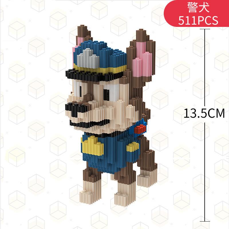 Buy Mini Blocks Assembly Animal Model Building Bricks Shiba Dog Husky ...