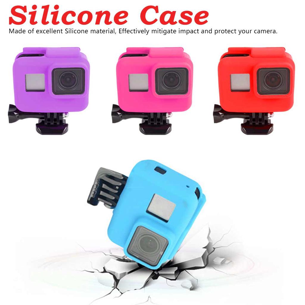 Buy Silicone Rubber Waterproof Case for GoPro Hero 5 Diving Protective ...