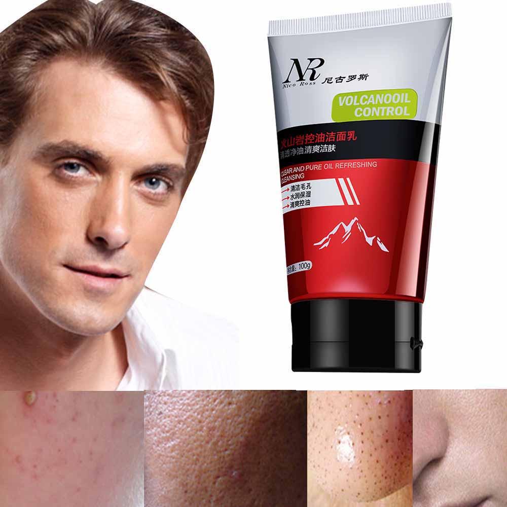 Buy Men Cool Control Oil Moisturizing Water Cream Blackhead Facial ...