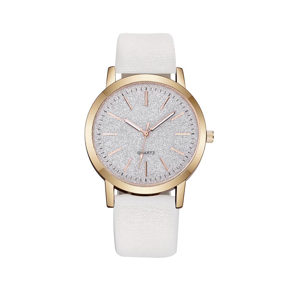 Buy Fashion Ladies Casual Quartz Watches Leather Strap Dress Watches at ...