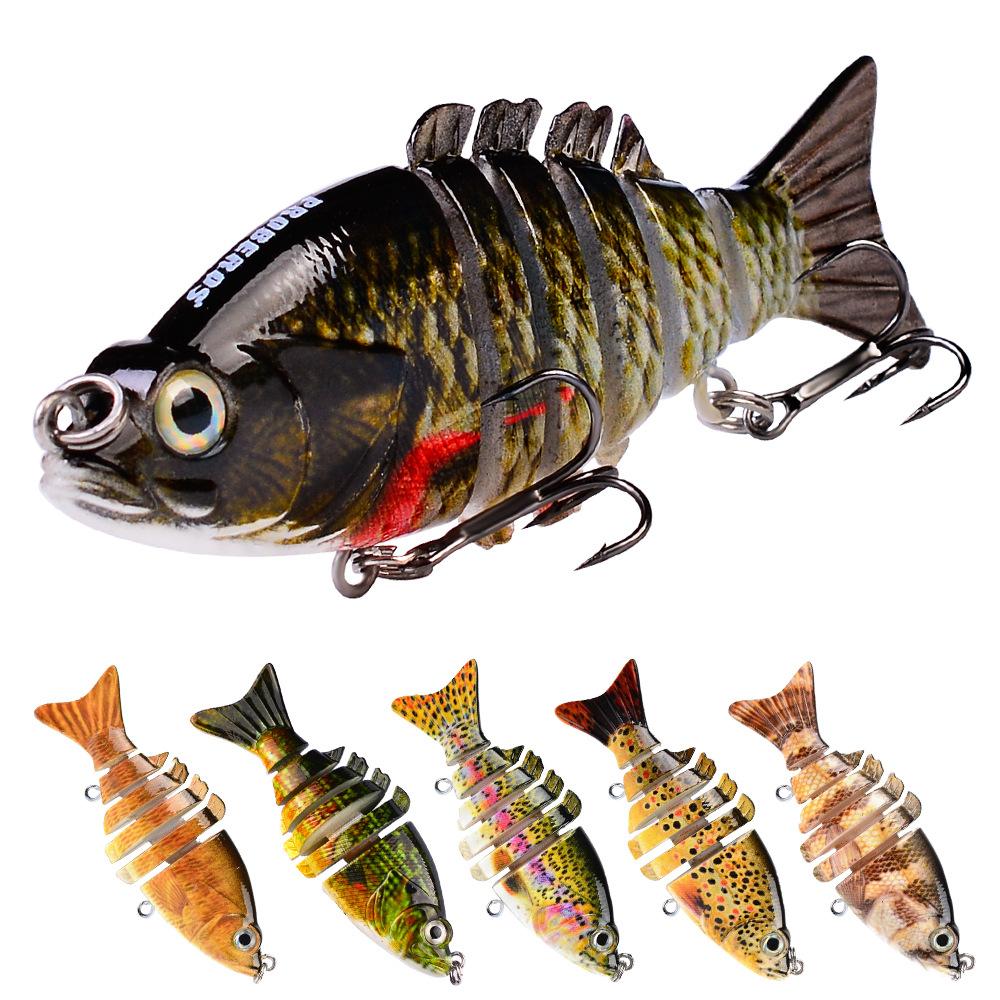 9cm/10.68g Fishing Lure Bait Plastic Bionic Bait Knotty Fish Bait Swim ...