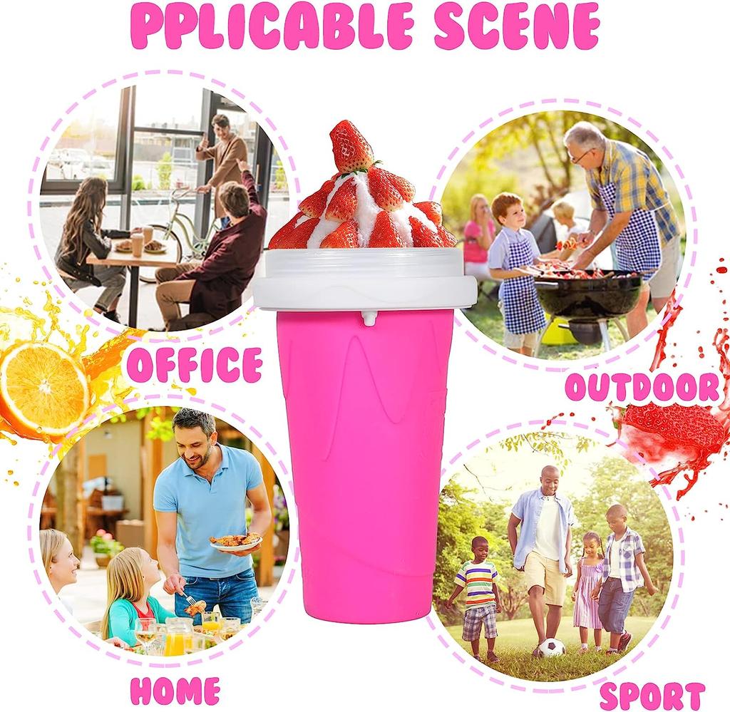 Buy Magic Slushy Maker Squeeze Cup Slushie Maker, Homemade Milk Shake ...
