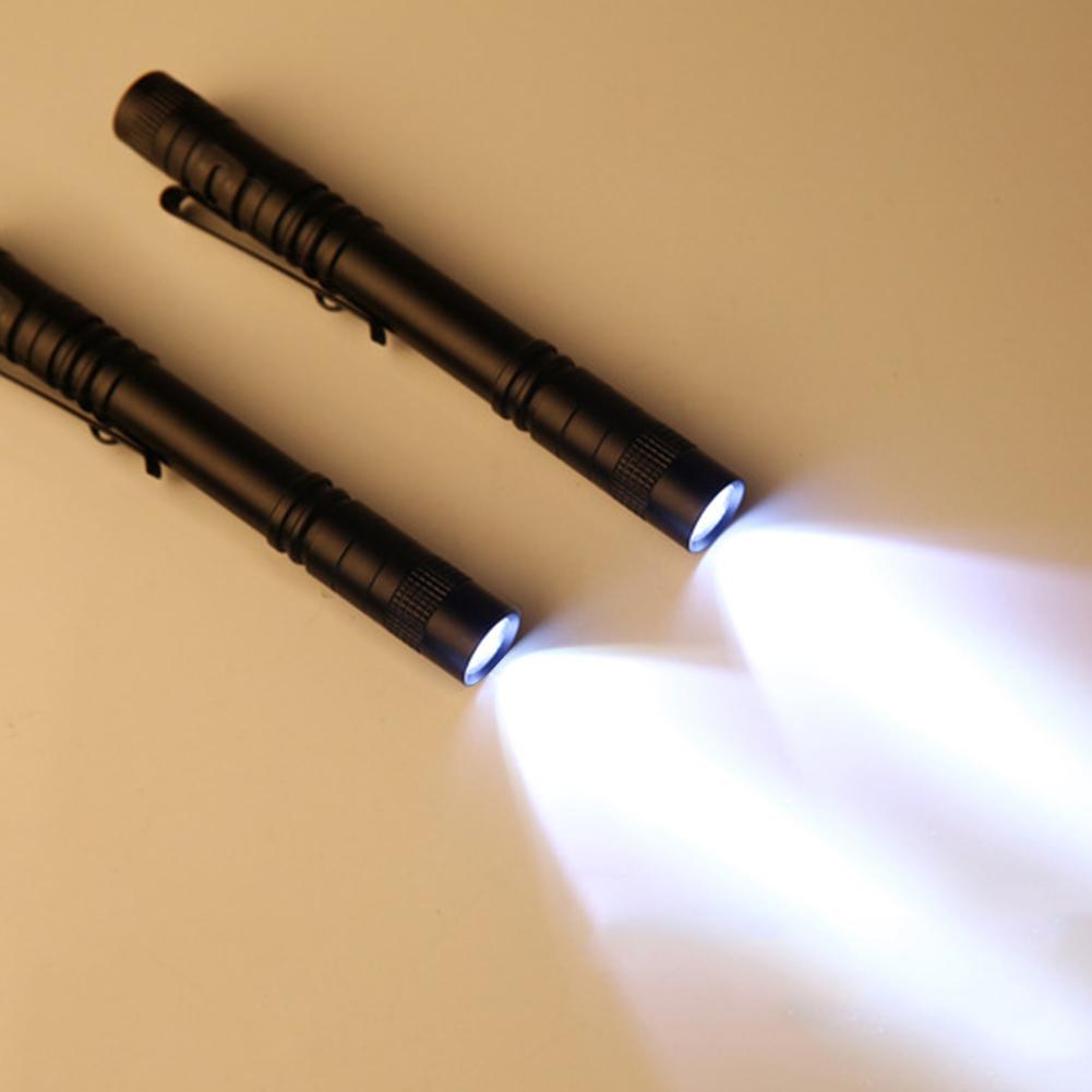 Buy Mini Pen Light XPE R3 Torch Waterproof Clip Pocket Outdoor LED ...