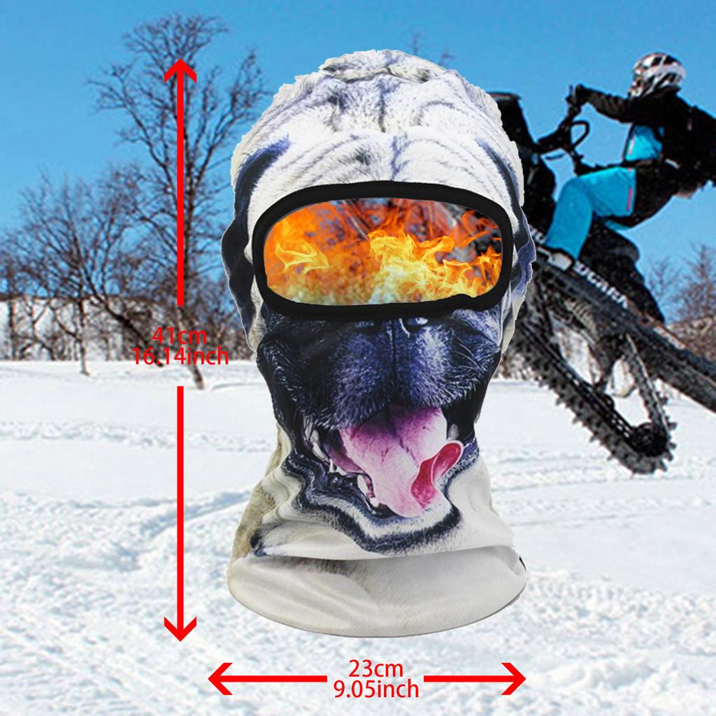 Buy Four Seasons Cycling Fishing Sport Mask 3D Animal Face Sun ...