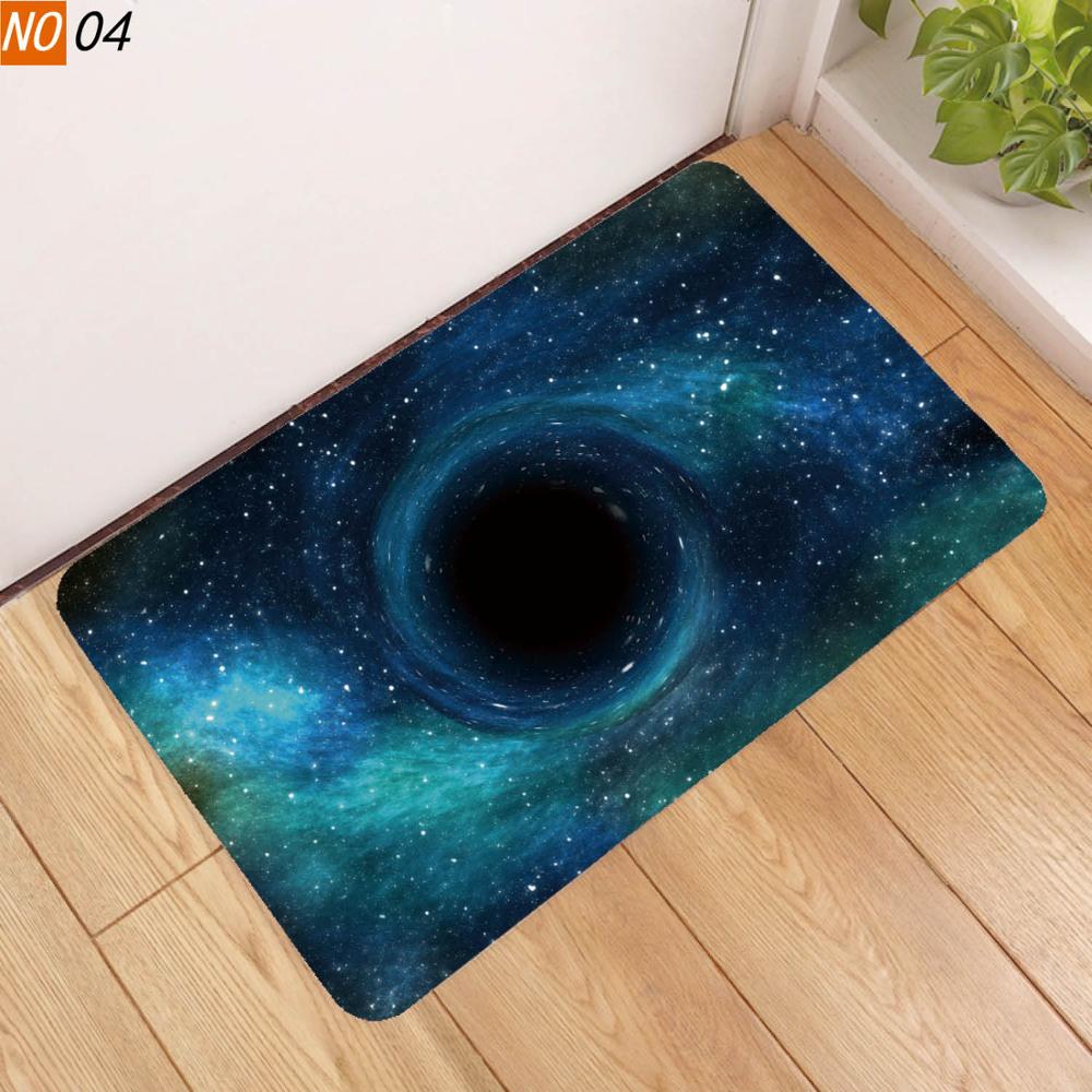 Buy 1PC 40x60cm Black Hole Printed Doormat Door Mat Entrance Rug Home ...