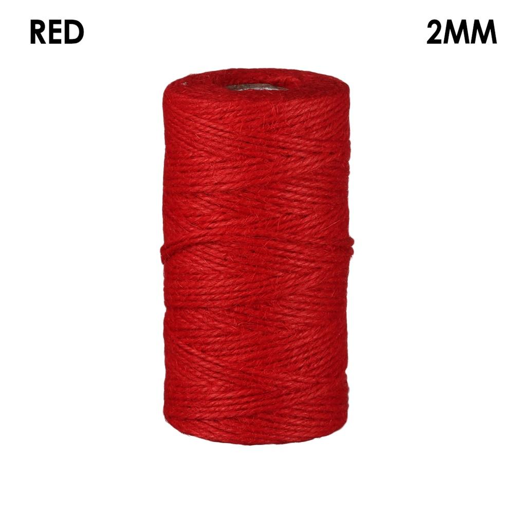 Buy 100m Craft string Cord Garden Wedding Decor Burlap Natural Gift ...