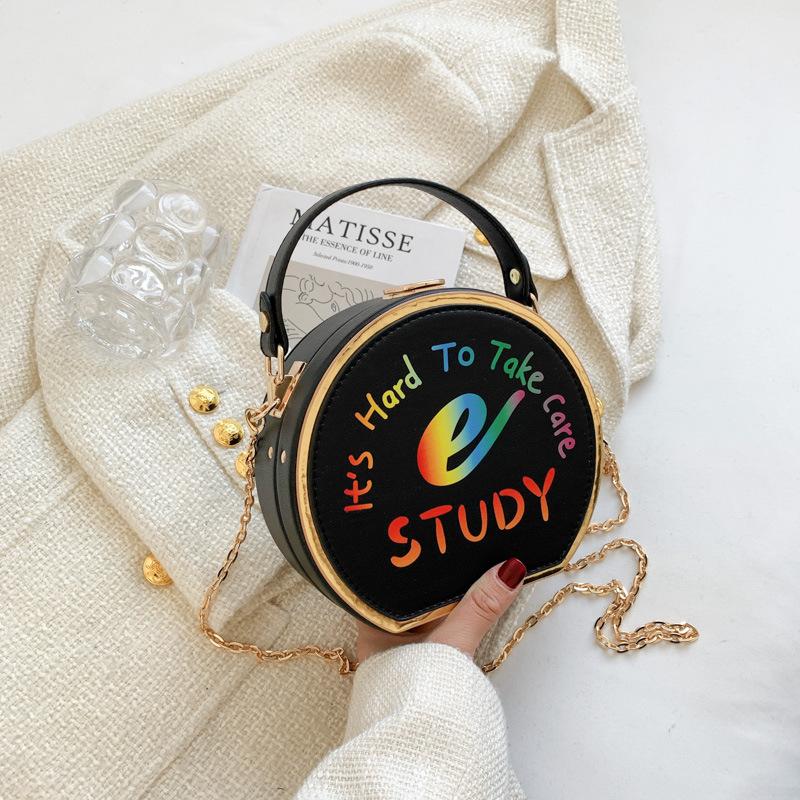 Buy Korean Version Fashion Printing Ins Hand-held Messenger Chain Retro ...