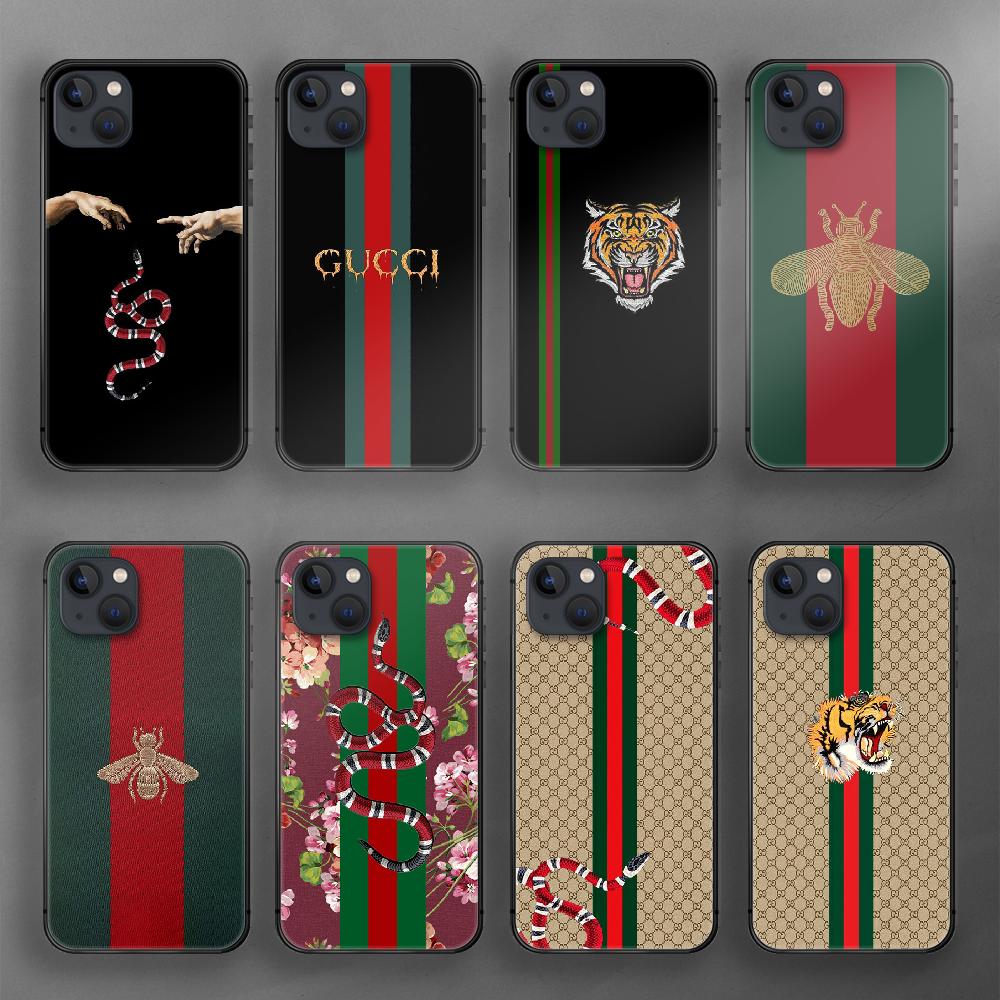 Buy Luxury Guccis Fashion Black Phone Case For Iphone Xiaomi Mi Redmi ...