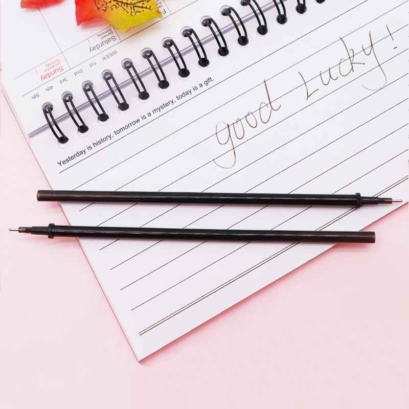 Buy 10 Pcs/Set 0.38mm Erasable Pen Blue/Black Magic Ink Refill Rod for ...