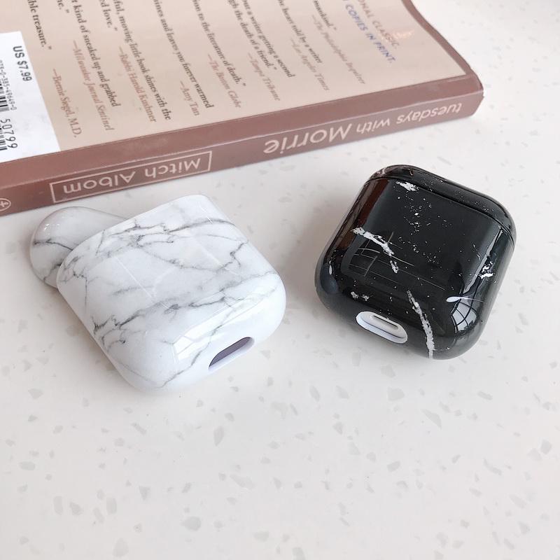 Buy Shockproof Marble Pattern Hard Case Cover For Apple Airpods ...