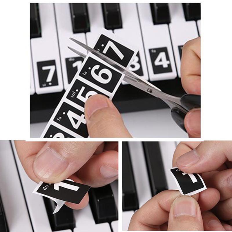 Piano Keyboard Sound Name Stickers 61 Keys Keyboard Stickers: الشراء ...