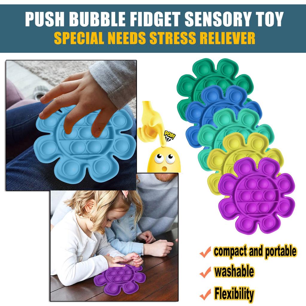 Buy Digital Watch Push Bubble Fidget Sensory Toy Autism Special Needs ...