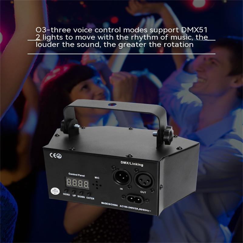 9 Eyes RGB Party Lights Stage Light LED DJ Lights Pattern Strobe Lights ...