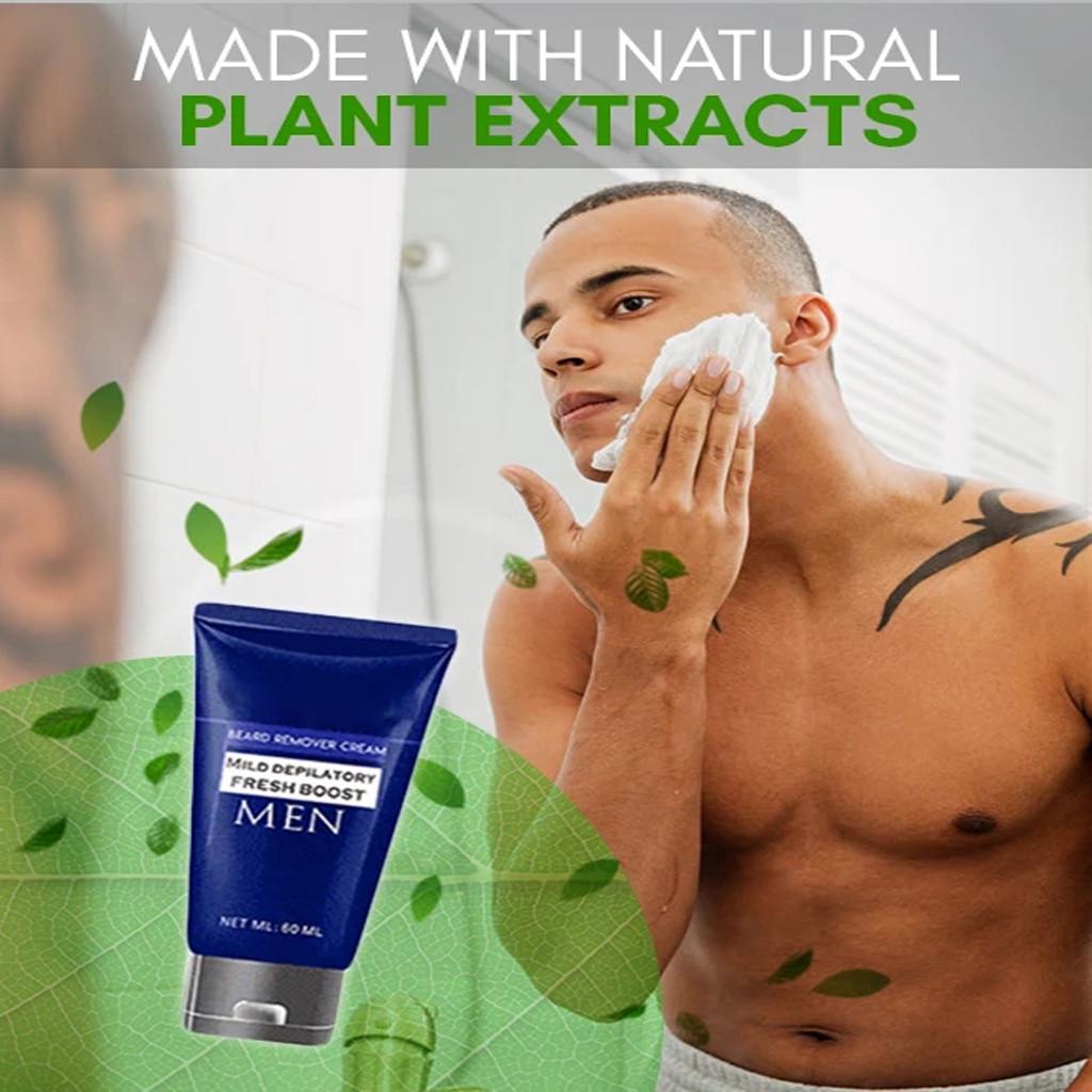 Buy Permanent Hair Removal Cream Depilatory Paste Beard Moustache ...